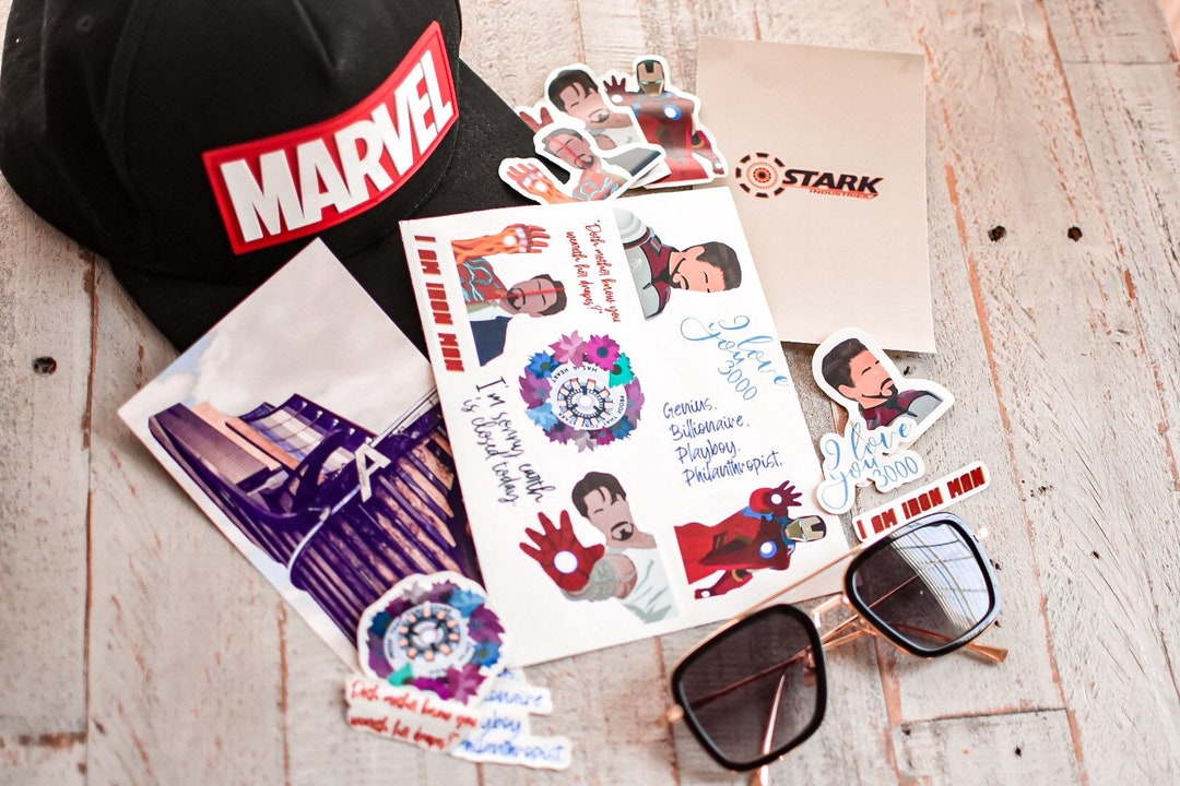 Tony Stark Stickers, Iron-man Sticker Pack, Iron-man, Marvel Stickers ...