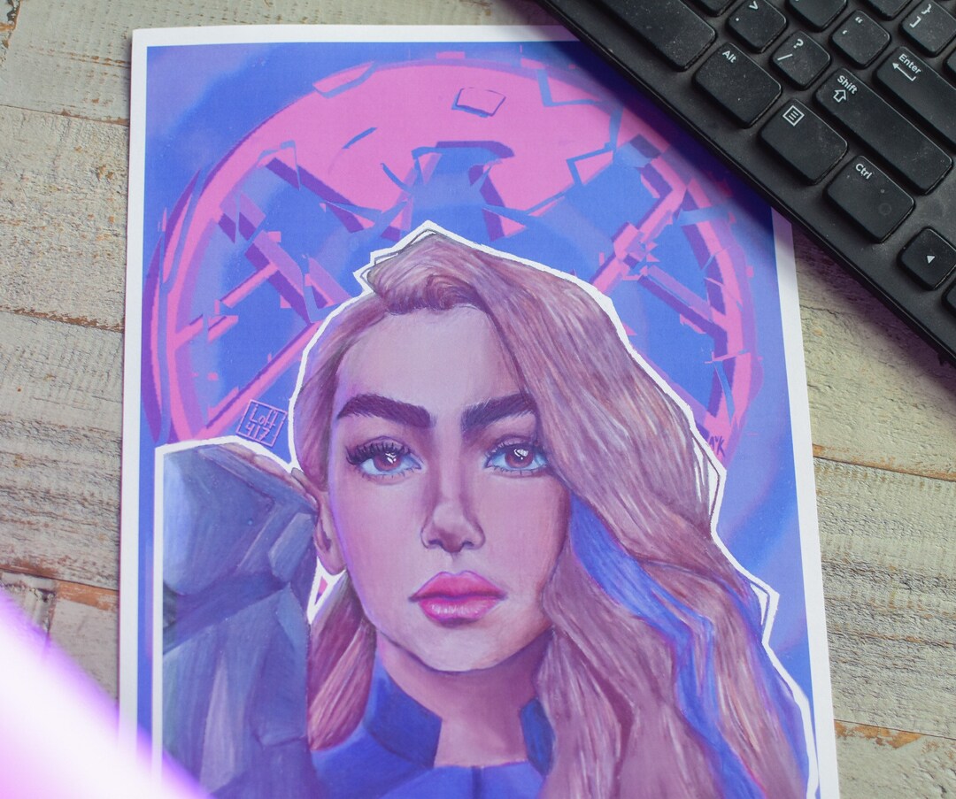 Quake Art Print, Daisy Johnson, Skye, Agents of Shield, Agents of Shield Fan Art, Quake Art ...