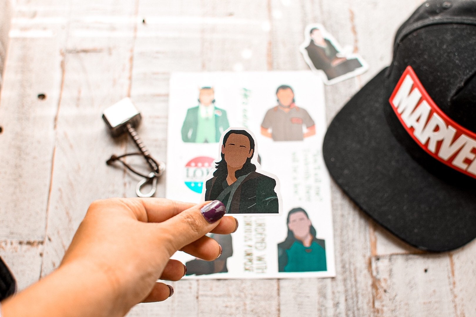 Loki Stickers Loki Sticker Pack Loki TV Series Marvel | Etsy