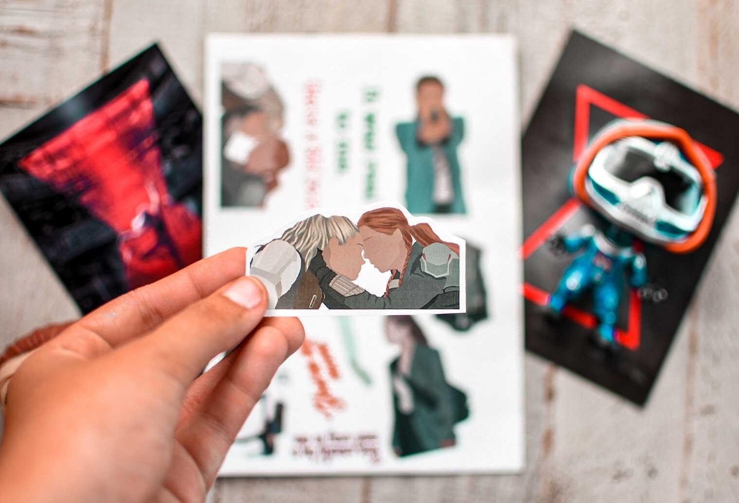 Yelena Belova Stickers, White Widow Sticker Pack, Black Widow Movie ...