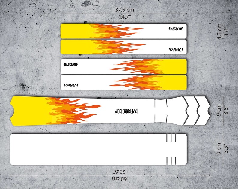 Bicycle Decal Kit - Protect Your Bike and Turn It Into a Classic Hot ...