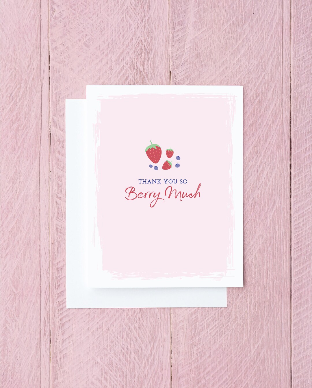 Thank You so Berry Much - Etsy