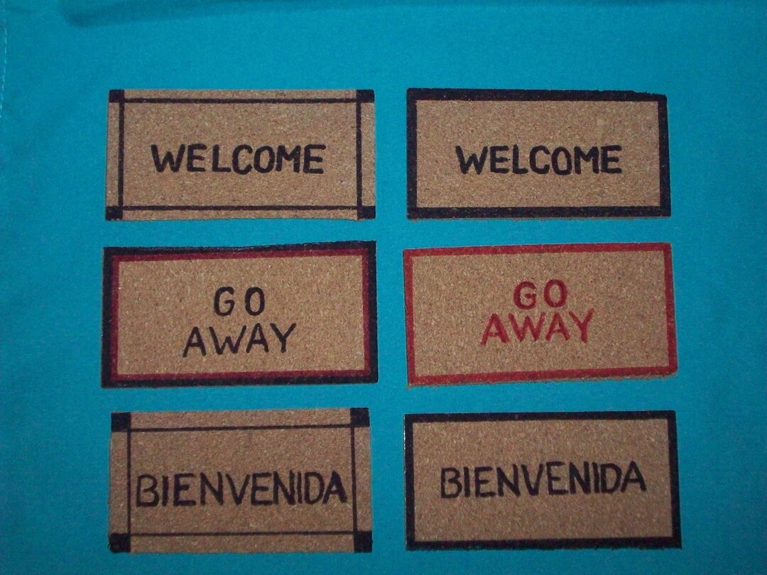 Miniature Welcome Mats - Etsy