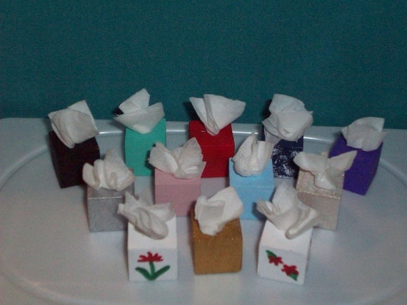Miniature box of Tissues - Etsy
