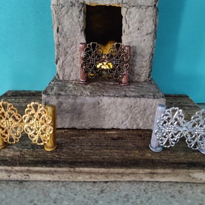 Miniature "stone" Fireplace - Etsy