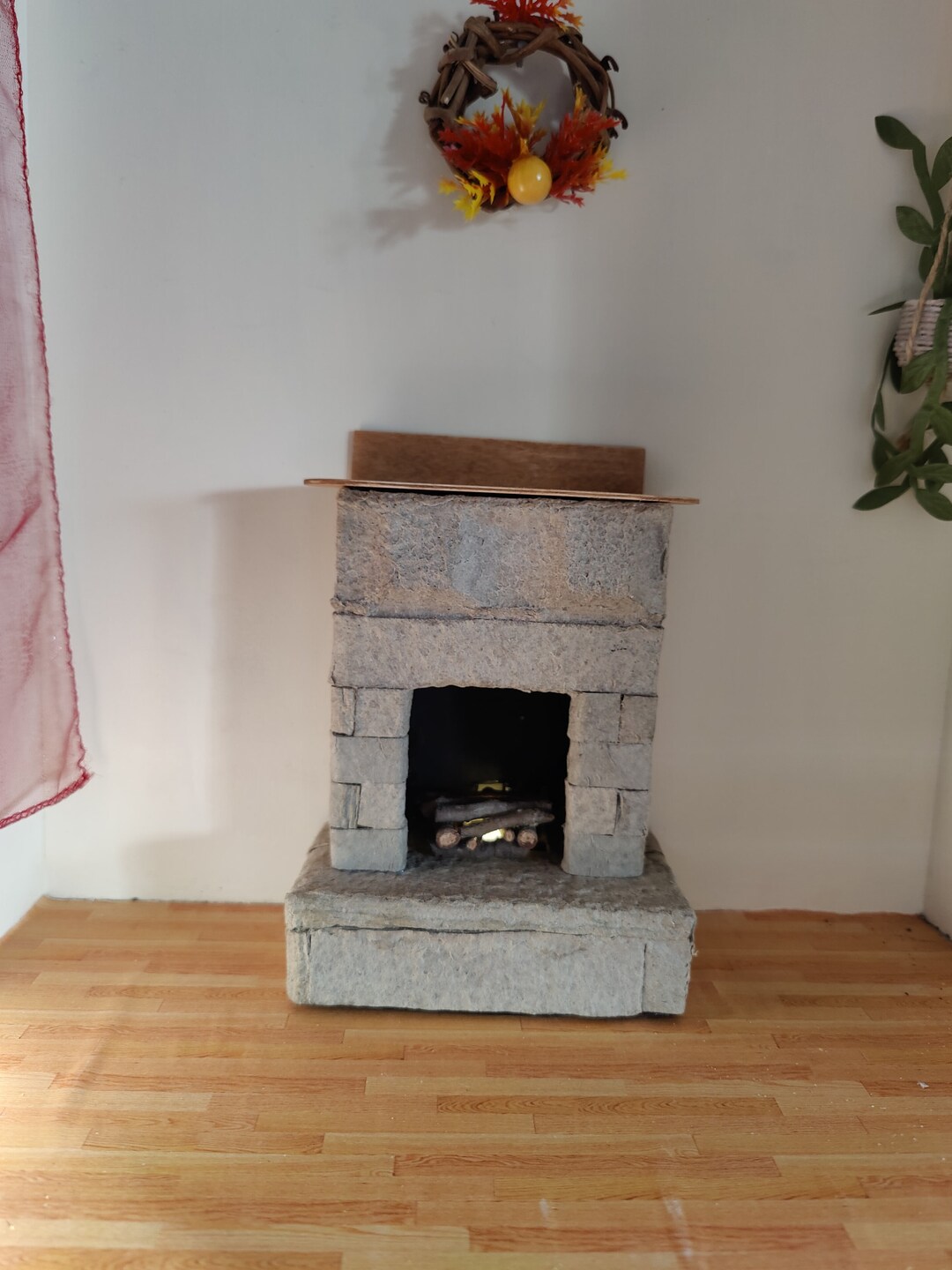 Miniature "stone" Fireplace - Etsy