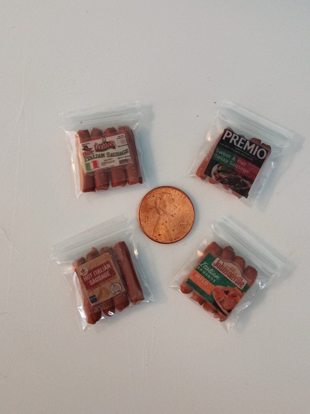 Miniature Pack of Sausages - Etsy