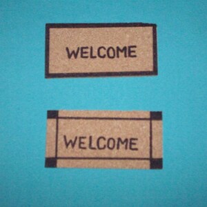 Miniature Welcome Mats - Etsy