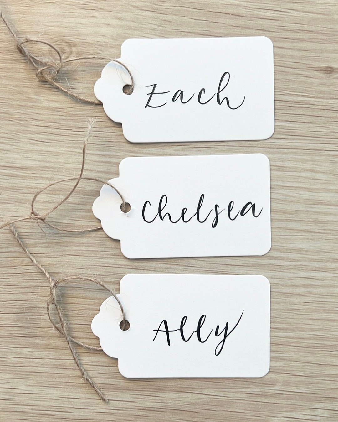 Calligraphy Gift Tags,wedding Name Tags, Calligraphy Name Tags, Place ...