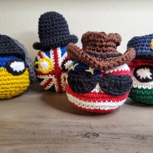 Countryball Flag Crochet Plushie Polandball - Etsy