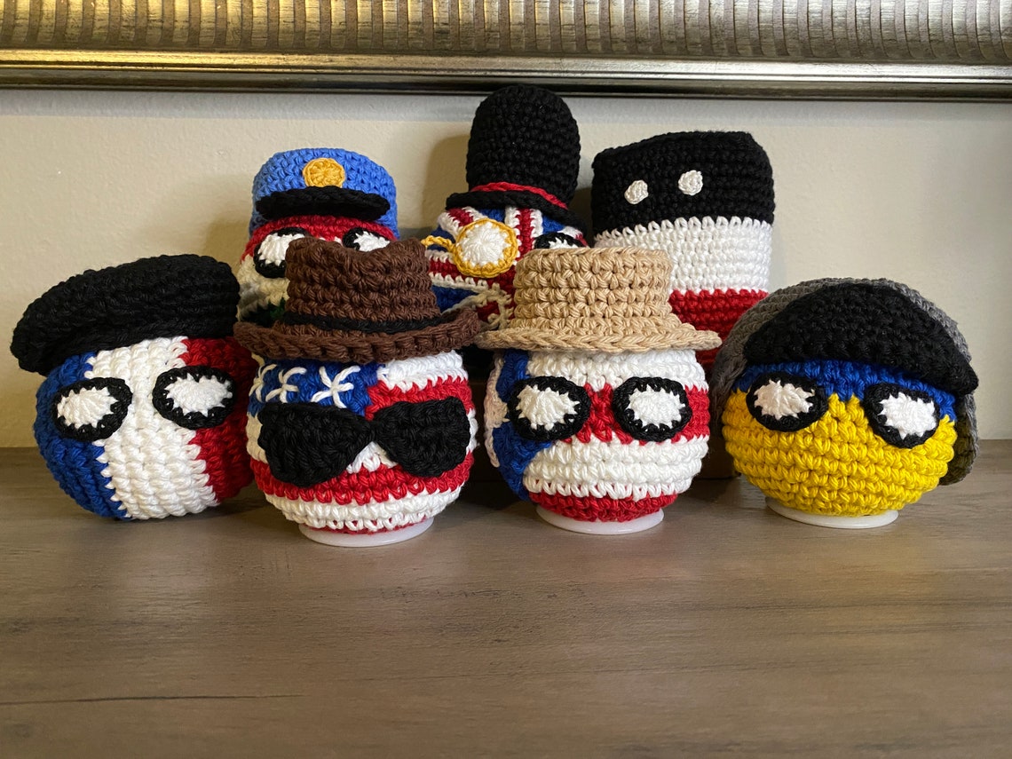 Countryball Flag Crochet Plushie, Polandball - Etsy