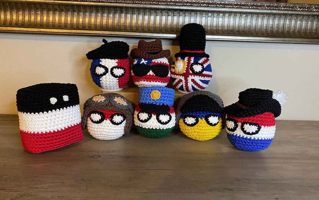 Countryball Flag Crochet Plushie Polandball - Etsy