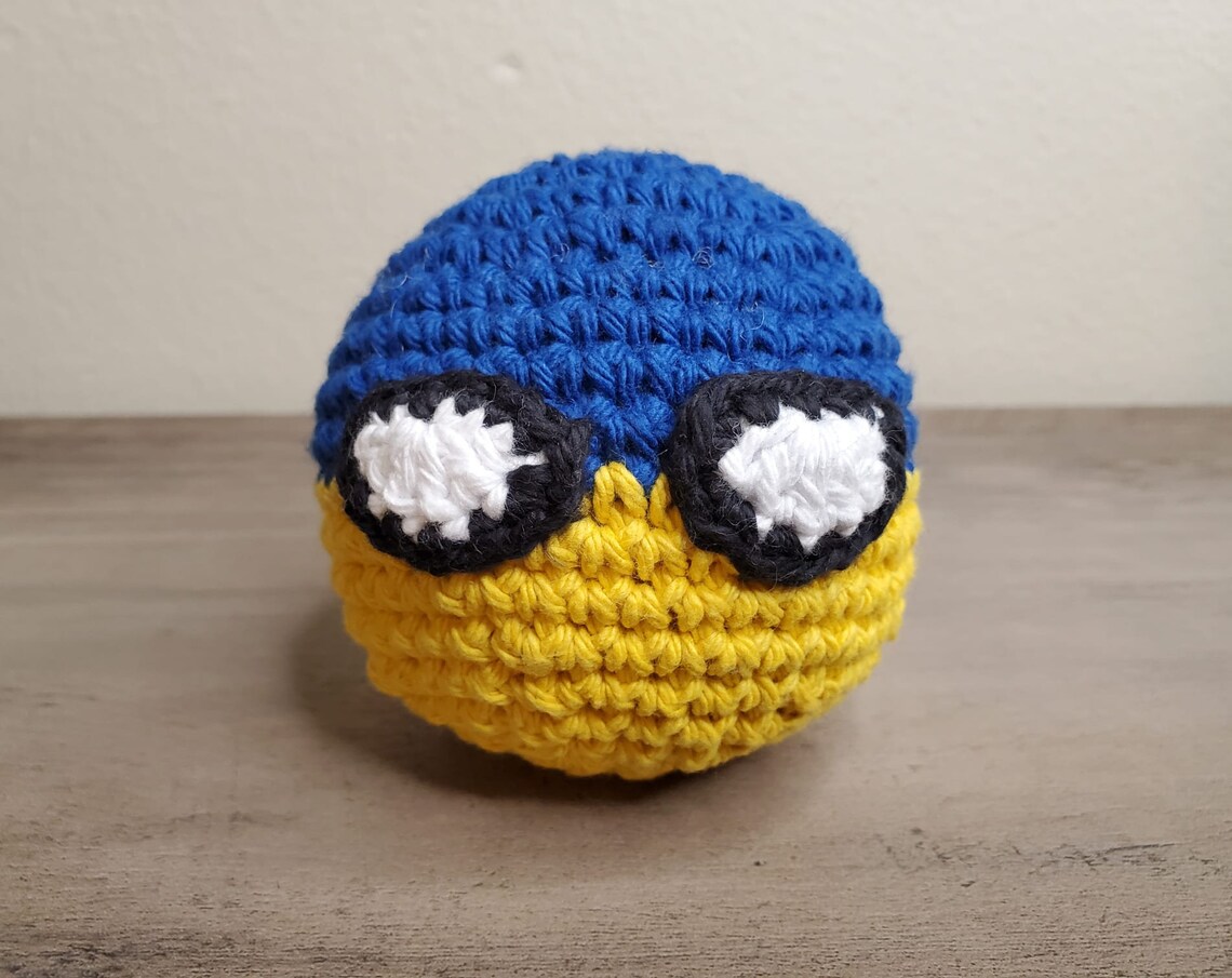 Countryball Flag Crochet Plushie Polandball - Etsy