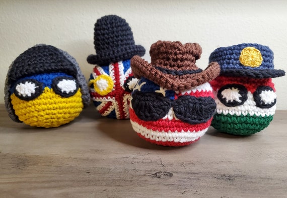 Countryball Flag Crochet Plushie Polandball - Etsy