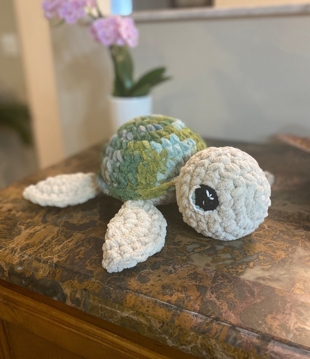 Handmade Crochet Turtle Plushie - Etsy