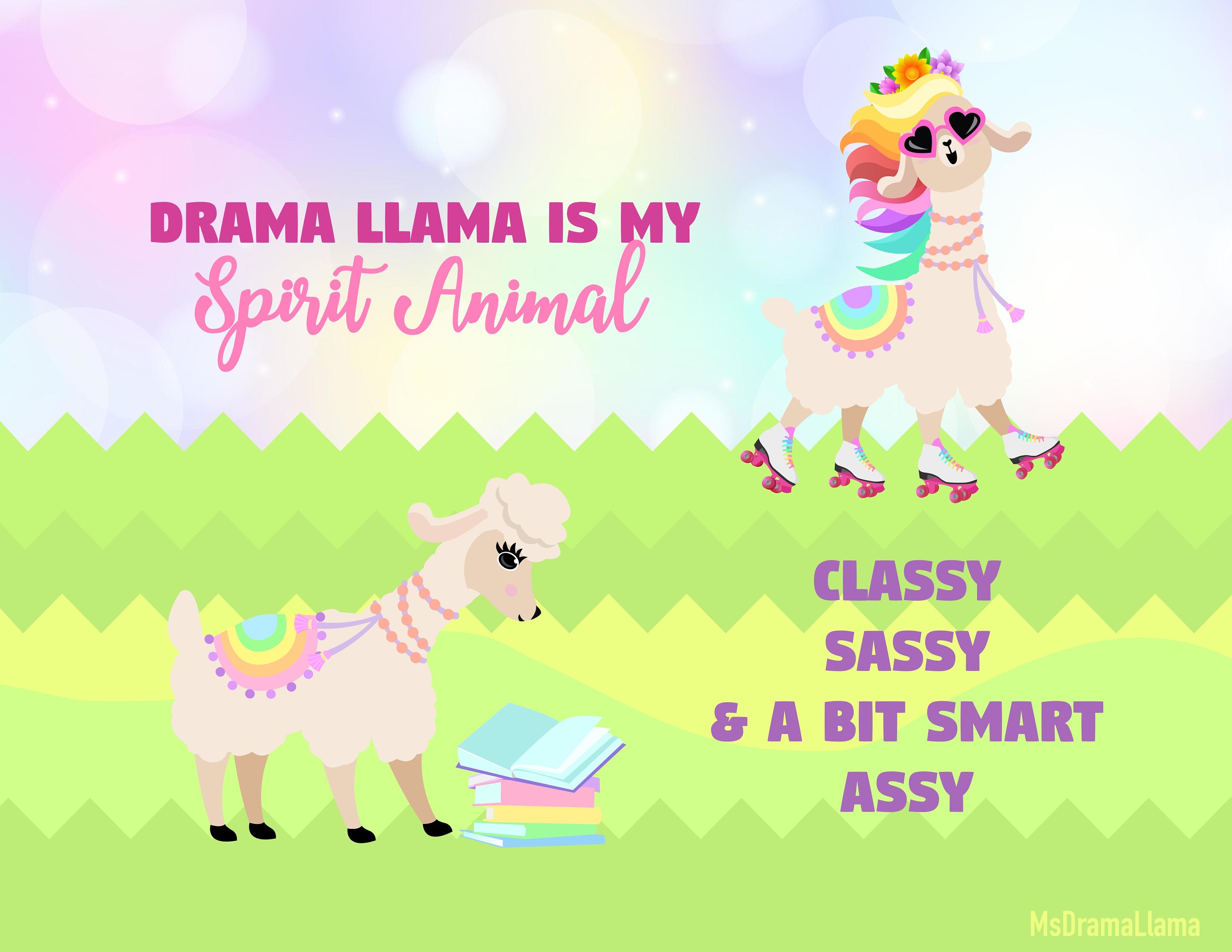 Drama Llamas PNG Llama Cartoons Cute Lamas Clipart Llamas - Etsy