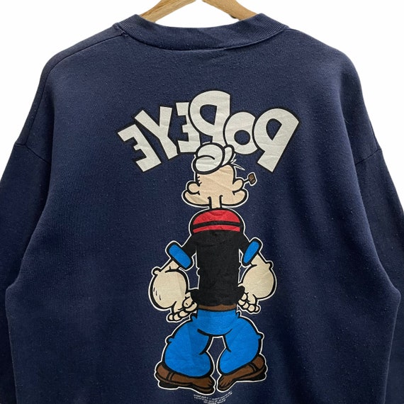 PICK!!! Vintage Popeye Crewneck Disney Cartoon Sunfad… - Gem