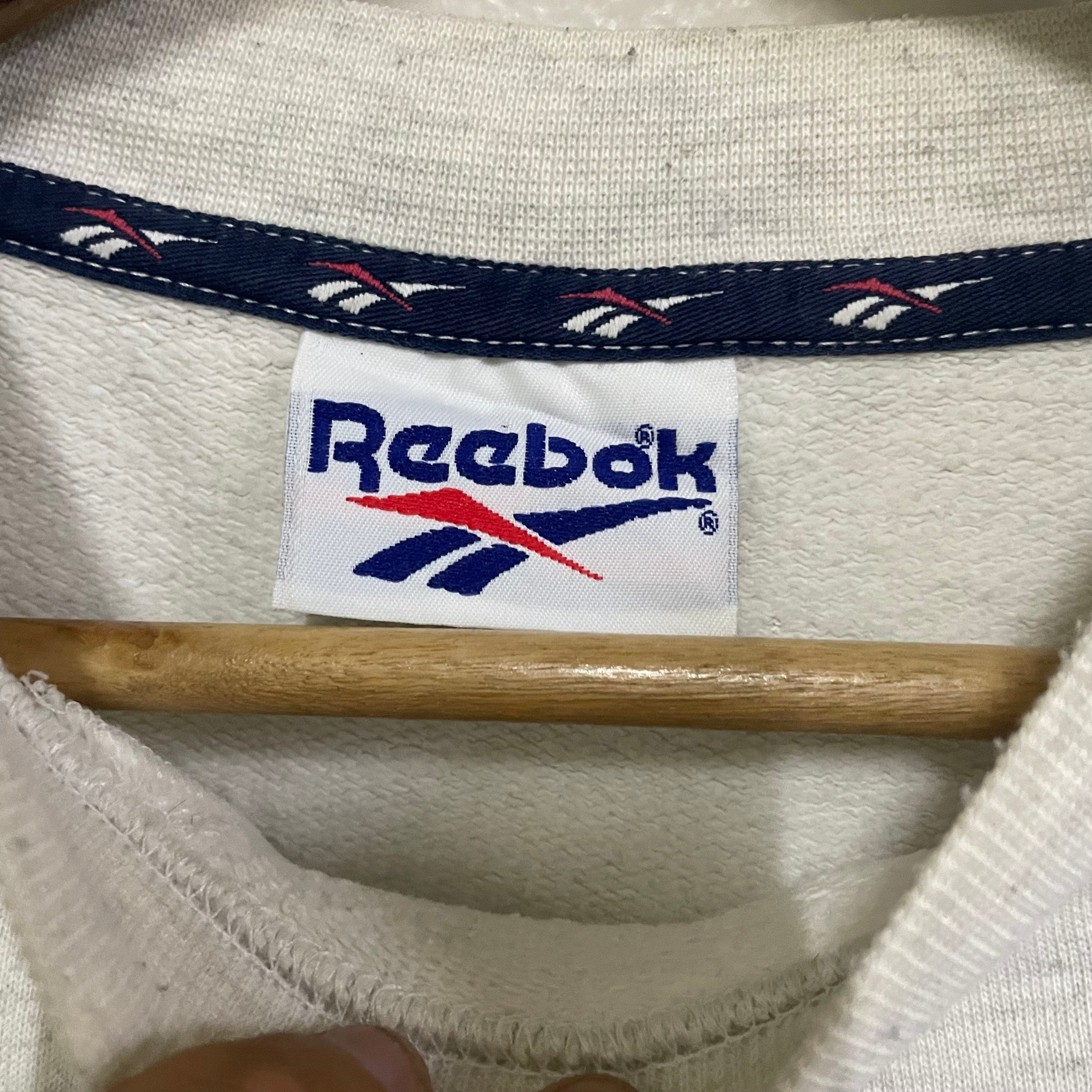 PICK Vintage Reebok Crewneck Pullover Sportswear Reebok Sweater Big ...