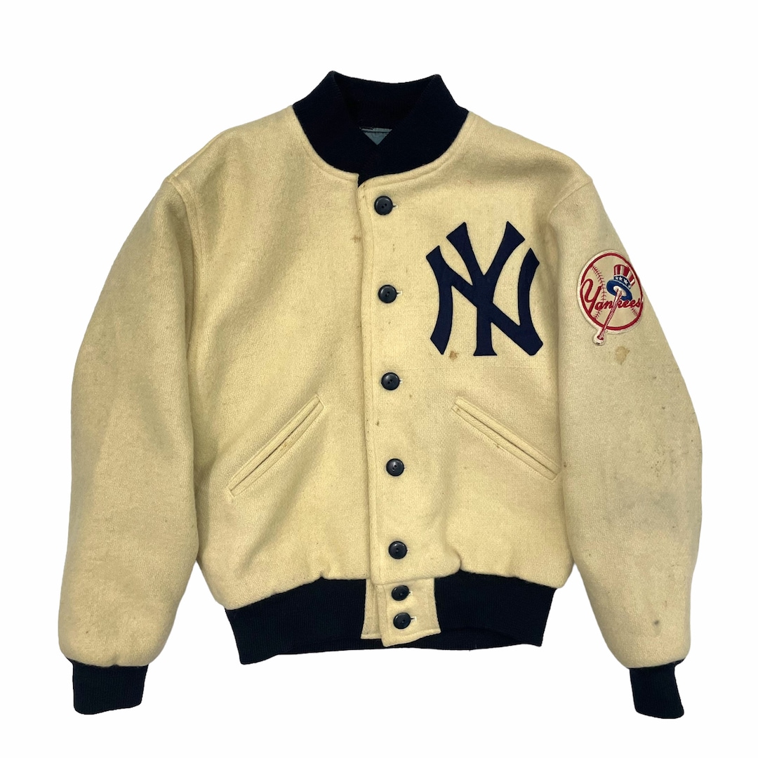 RAREPICK Vintage 70s NY Yankees Varsity Wool Button Yankees - Etsy