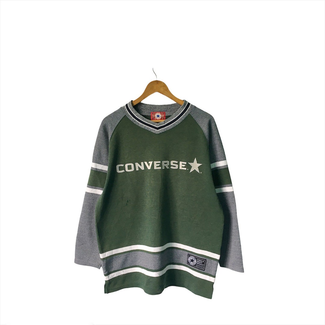 PICK Vintage Converse Sweatshirt Converse Jumper Vneck - Etsy