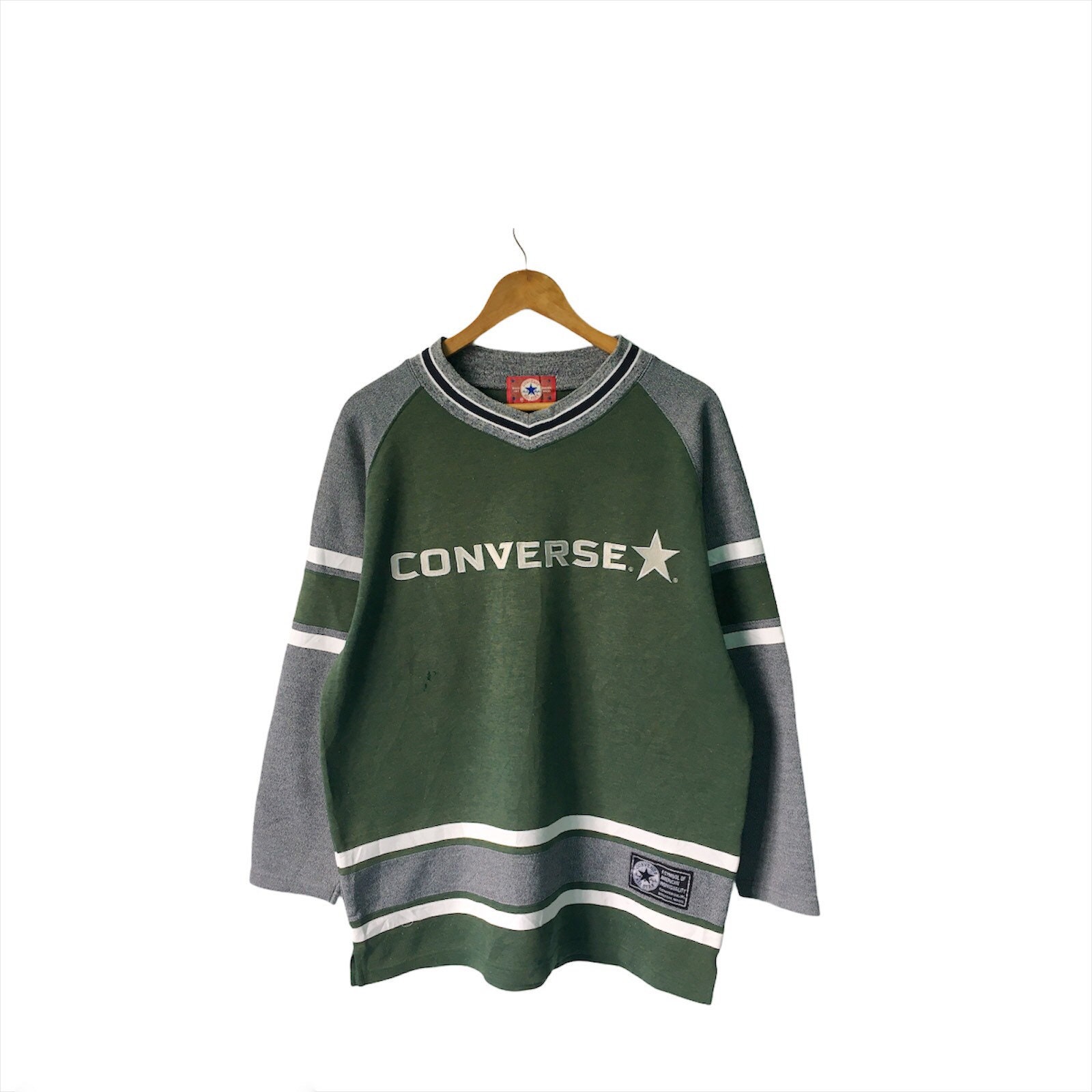 PICK Vintage Converse Sweatshirt Converse Jumper Vneck - Etsy