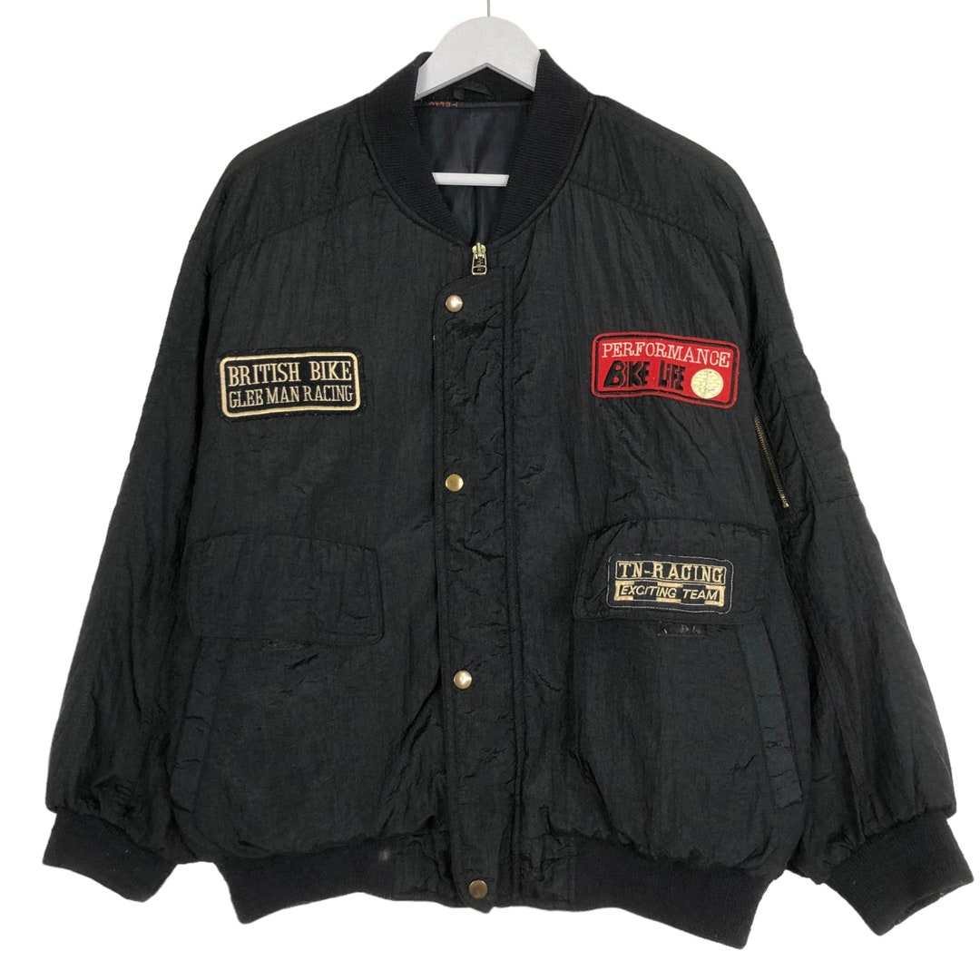 Pick Vintage 1980 British Bike Glee Man Racing Motorsport Retro Fashion ...