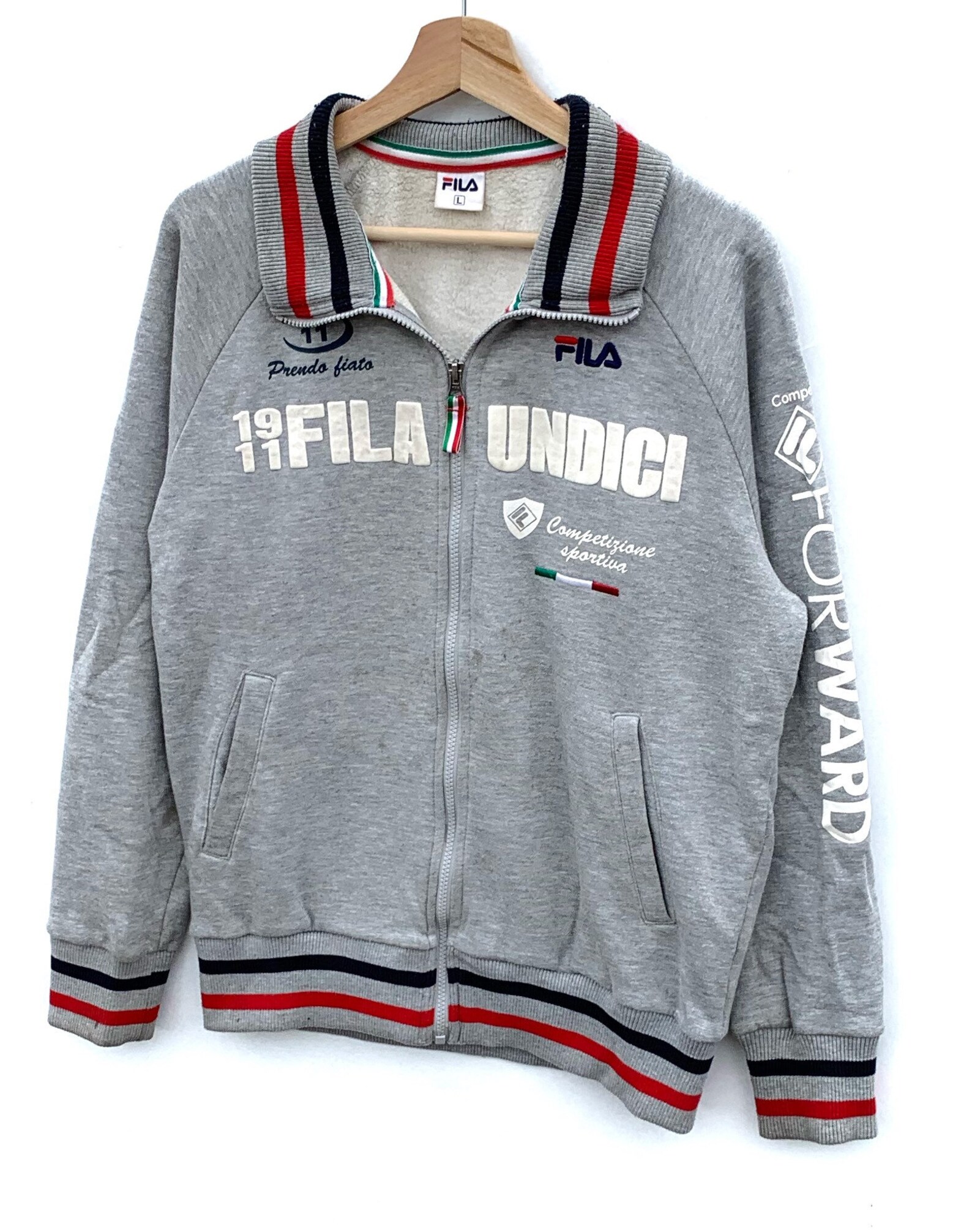 PICK Vintage Fila Sweater Fila Undici Big Logo Spellout - Etsy