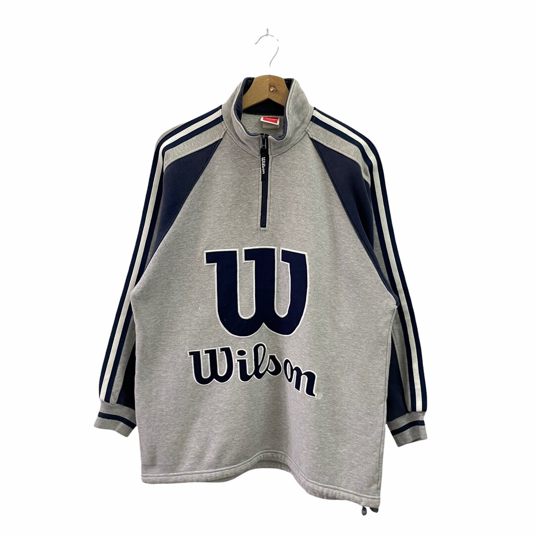 PICK Vintage Wilson Sweater Sport Big Logo Spellout Wilson Sport ...