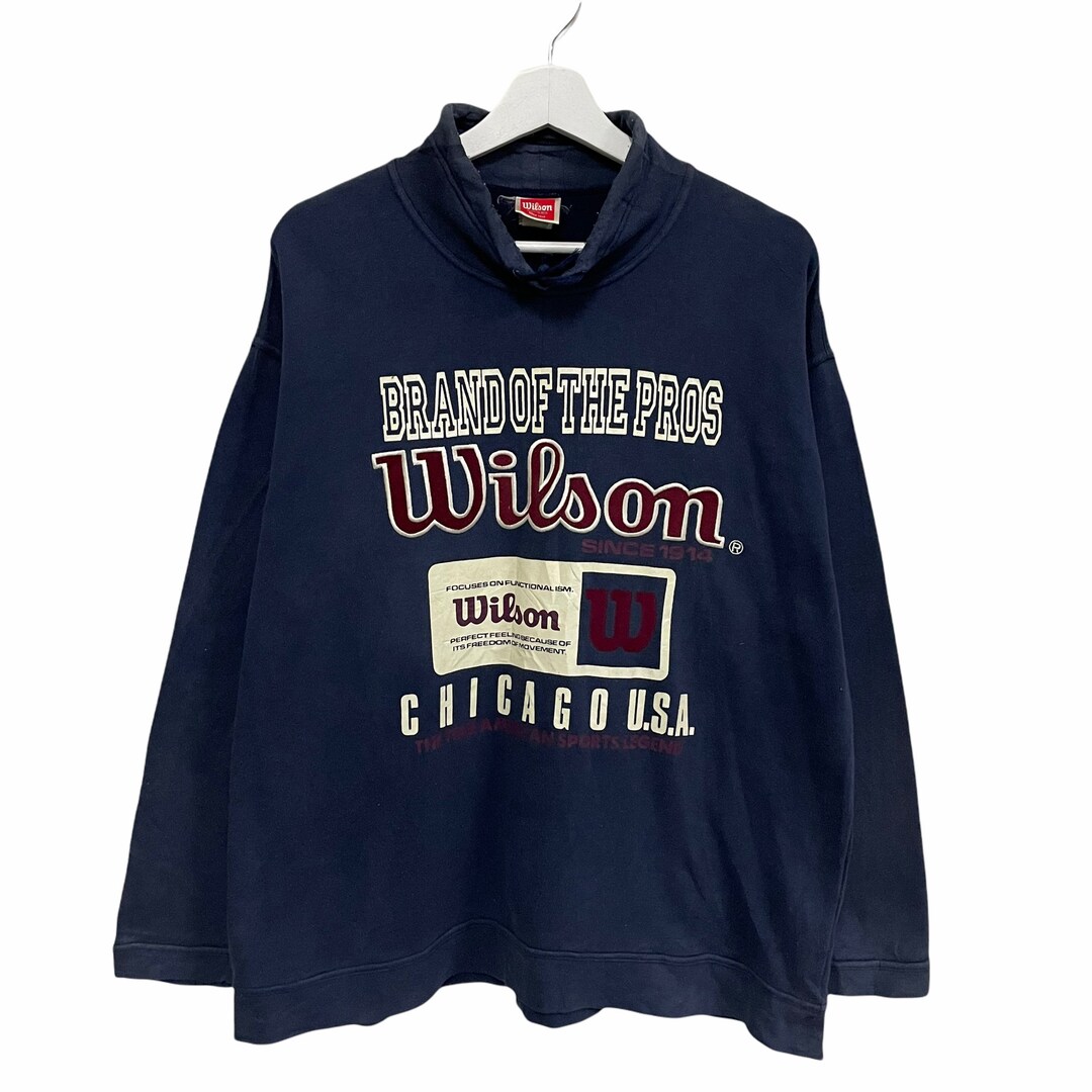 PICK Vintage Wilson Sweater Sport Big Logo Spellout Wilson Sport ...