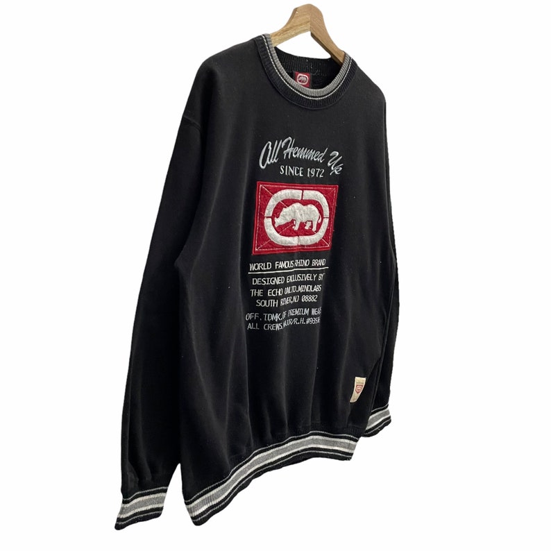 PICK Vintage Ecko Unltd Skateboard Ecko Unltd Sweater Crewneck Hip Hop Pullover Big Logo ...