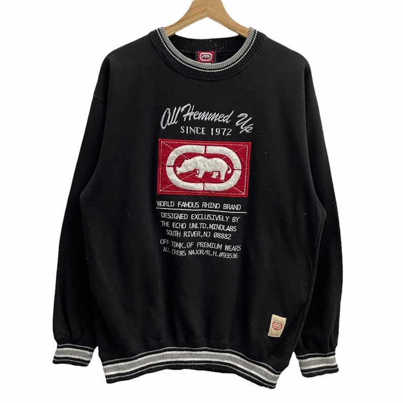PICK Vintage Ecko Unltd Skateboard Ecko Unltd Sweater Crewneck Hip Hop Pullover Big Logo ...