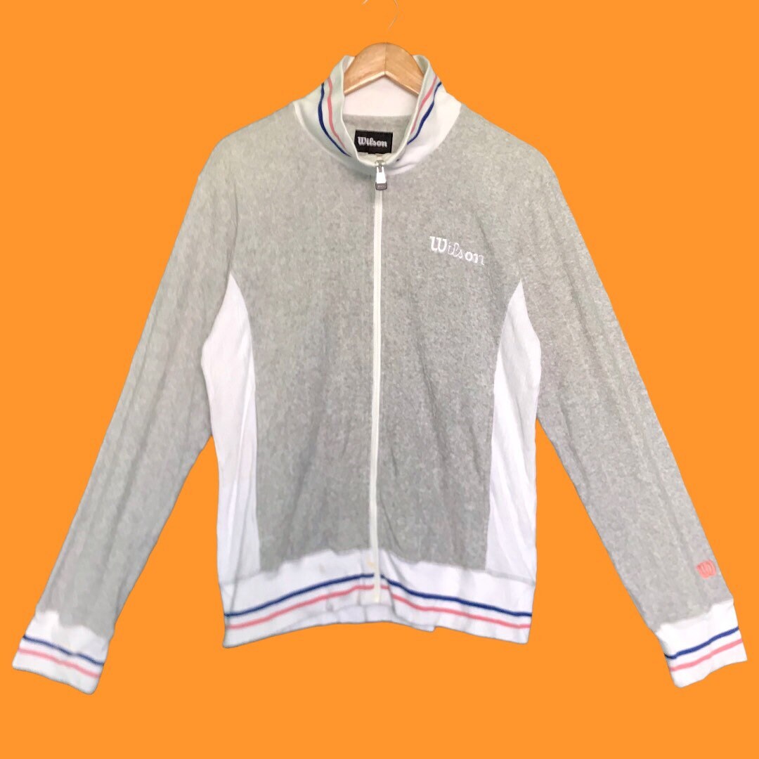 Pick Vintage Wilson Sweater Fullzip Small Logo Embroidered - Etsy