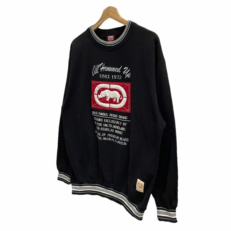 PICK Vintage Ecko Unltd Skateboard Ecko Unltd Sweater Crewneck Hip Hop Pullover Big Logo ...