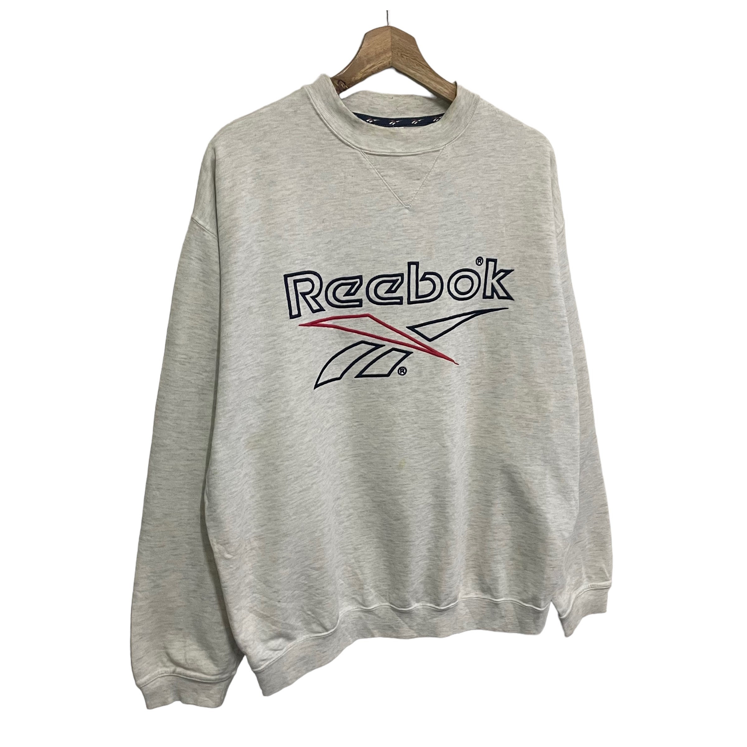 PICK Vintage Reebok Crewneck Pullover Sportswear Reebok Sweater Big ...