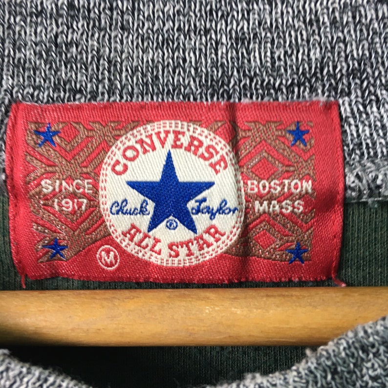 PICK Vintage Converse Sweatshirt Converse Jumper Vneck - Etsy