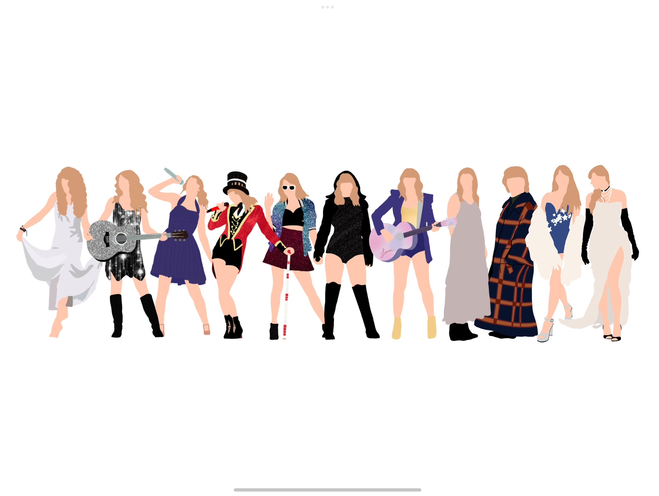 Taylor Swift Eras Digital Print UPDATED WITH TTPD - Etsy
