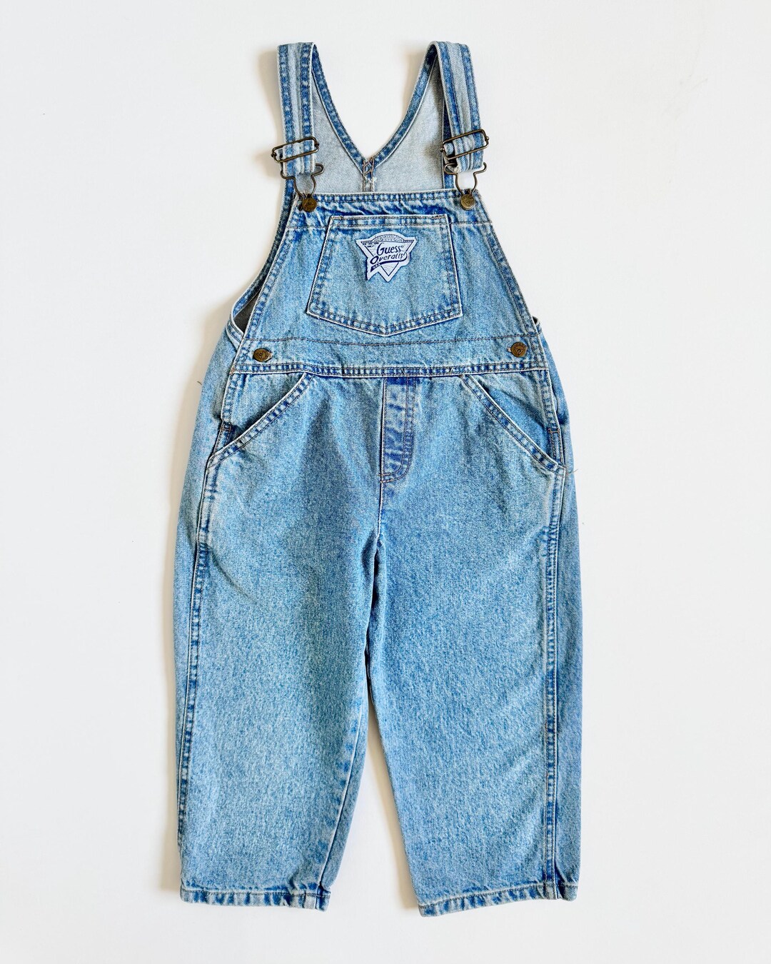 Vintage Guess Denim Overall 4t/wide - Etsy