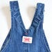 Vintage Round House Denim Overall & Striped Shirt Set 5/6T - Etsy