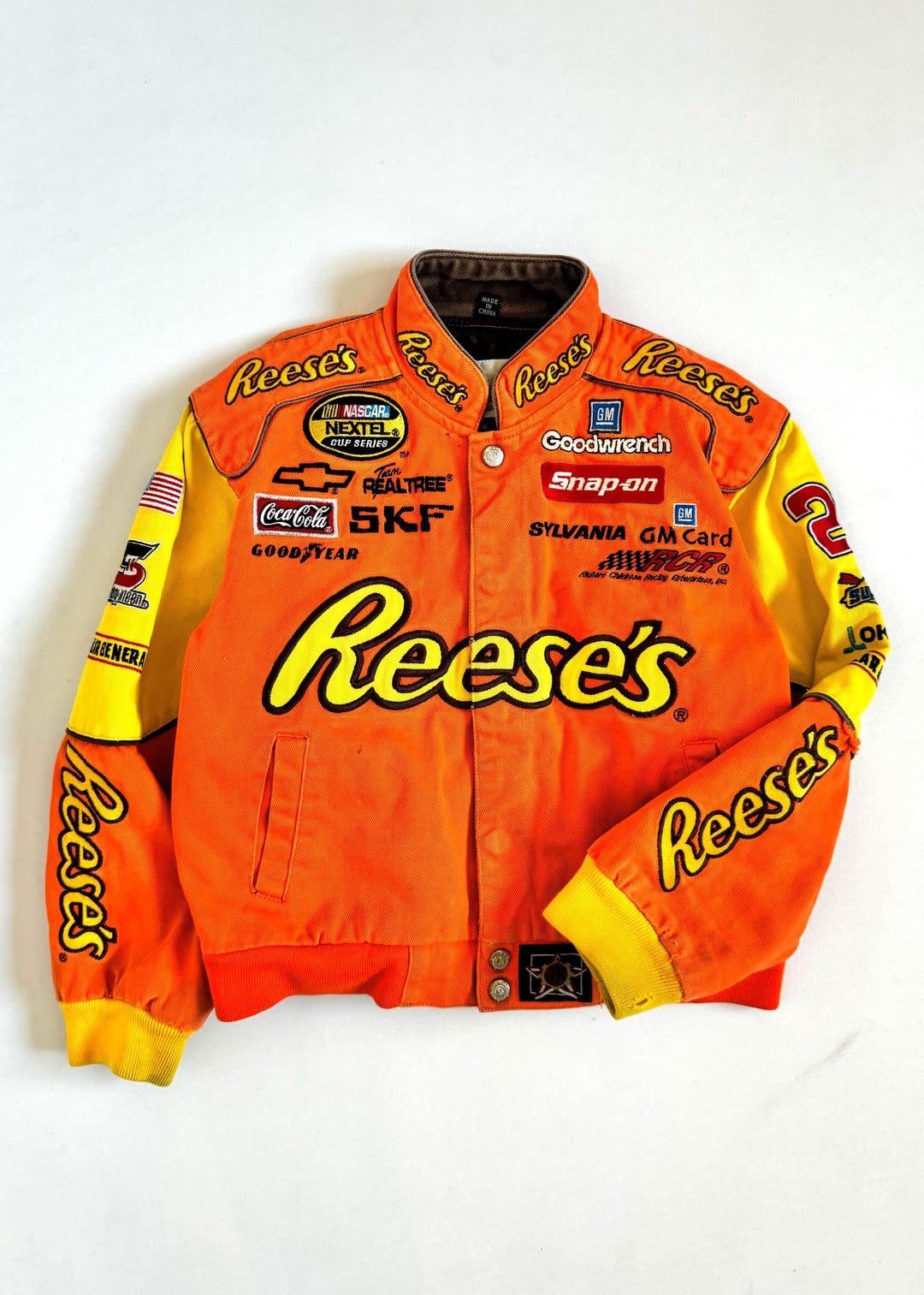 Vintage NASCAR Kevin Harvick Reeses Racing Jacket Kids L 9/10 - Etsy