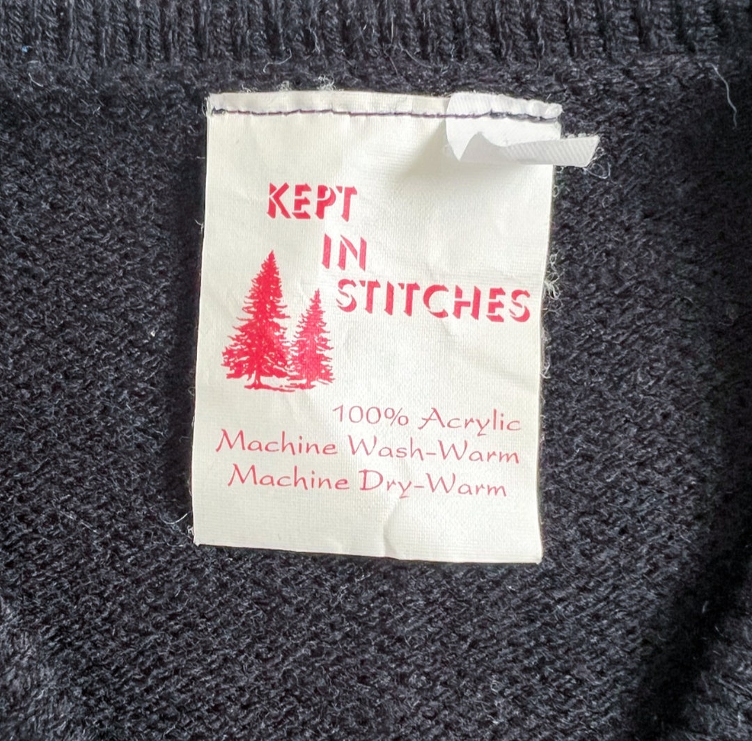 Vintage Musical Note Knit Cardigan Black/white 2T - Etsy