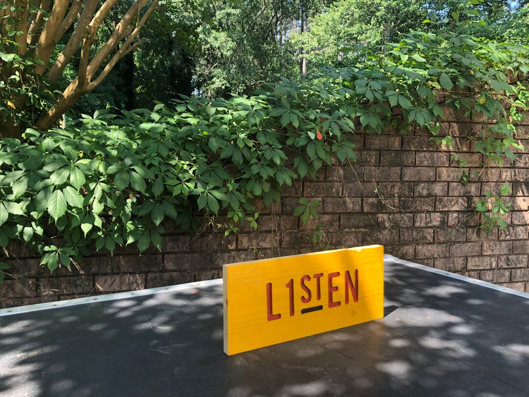 Listen First Sign - Etsy