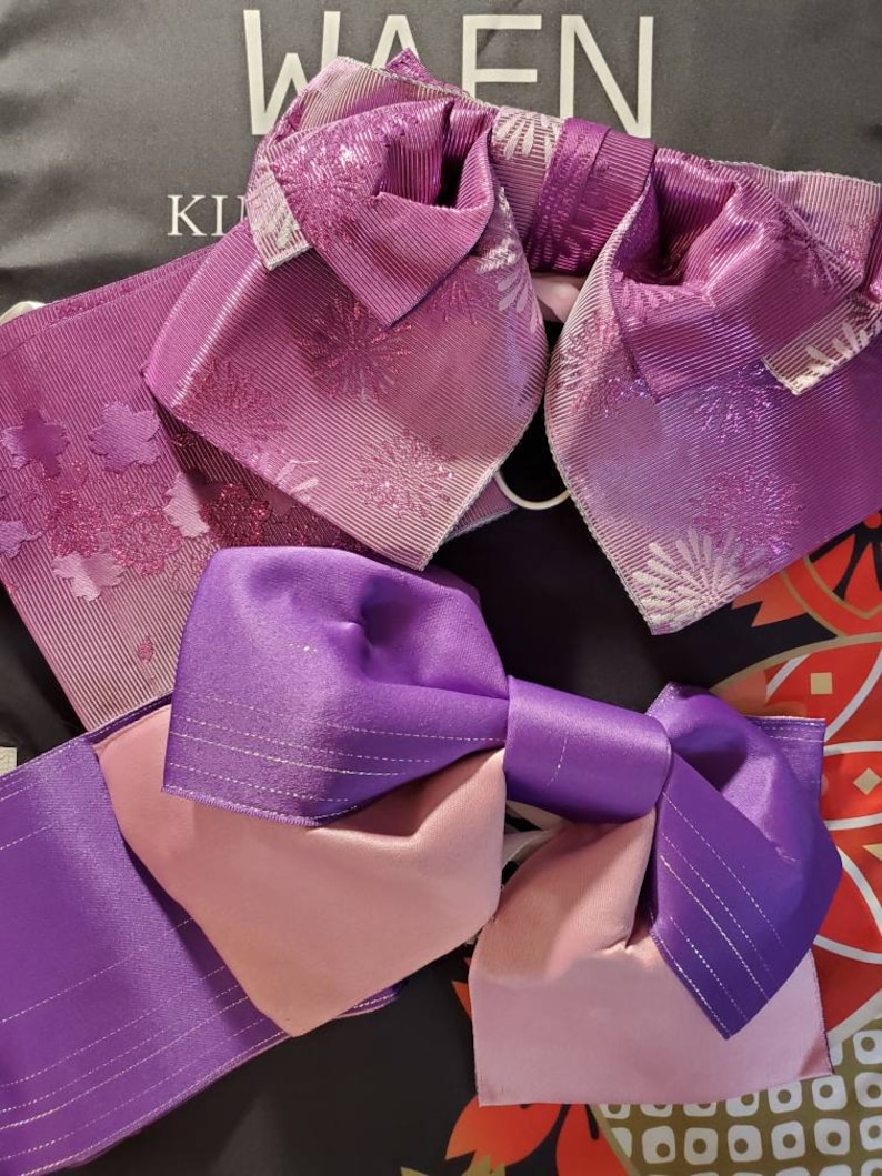 Beautiful Decorative OBI Ribbon for Your KIMONO/YUKATA Easy to Put on ...