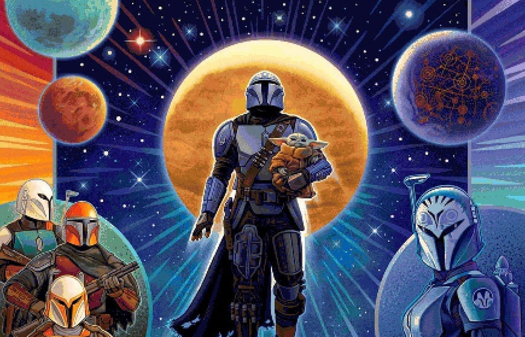 Mando Cross Stitch Pattern - Etsy