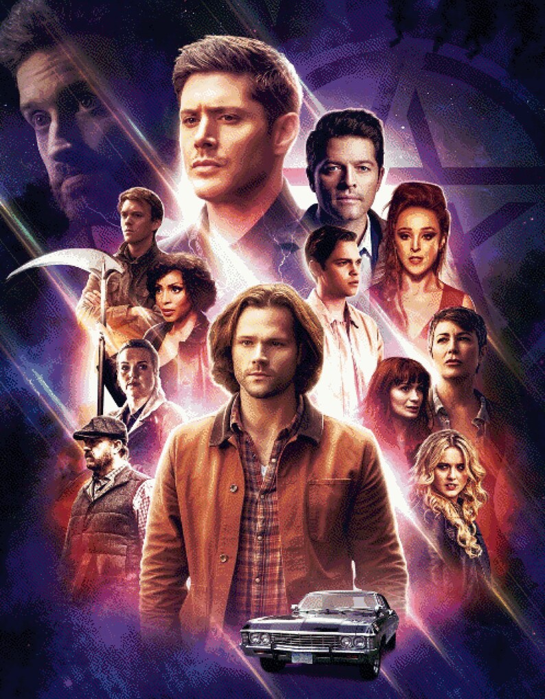 Cross Stitch Pattern, Supernatural Poster - Etsy