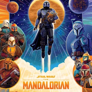 Mando Cross Stitch Pattern - Etsy