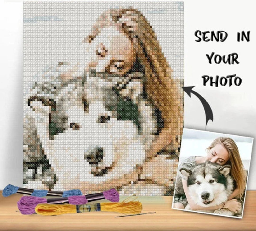 Custom Large Cross Stitch Pattern From Photo - Etsy