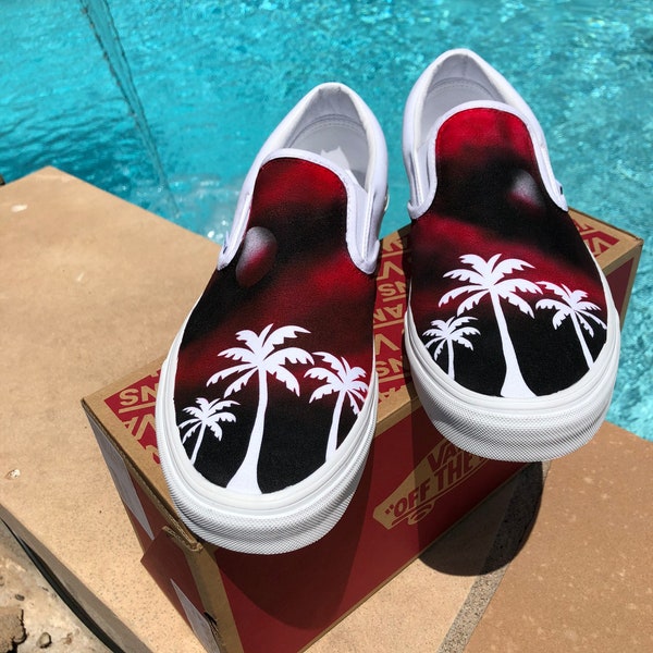Custom Vans Slip Ons - Etsy