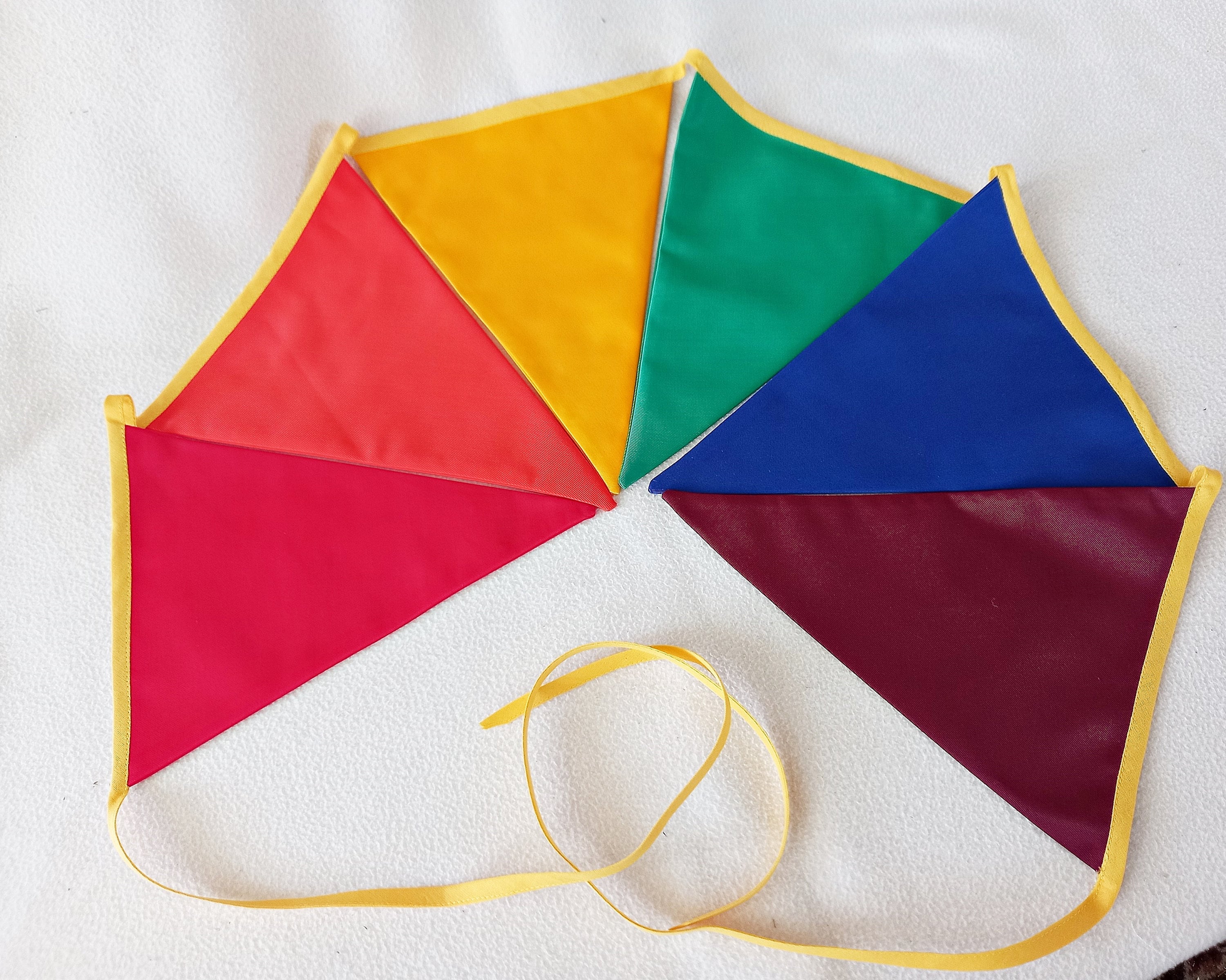 Rainbow Flag Bunting Banner Pride Decoration Wall Hanging Double Sided ...