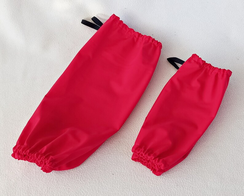 PUL Fabric Sleeve Protectors Green/navy/red Waterproof Oversleeve Anti ...
