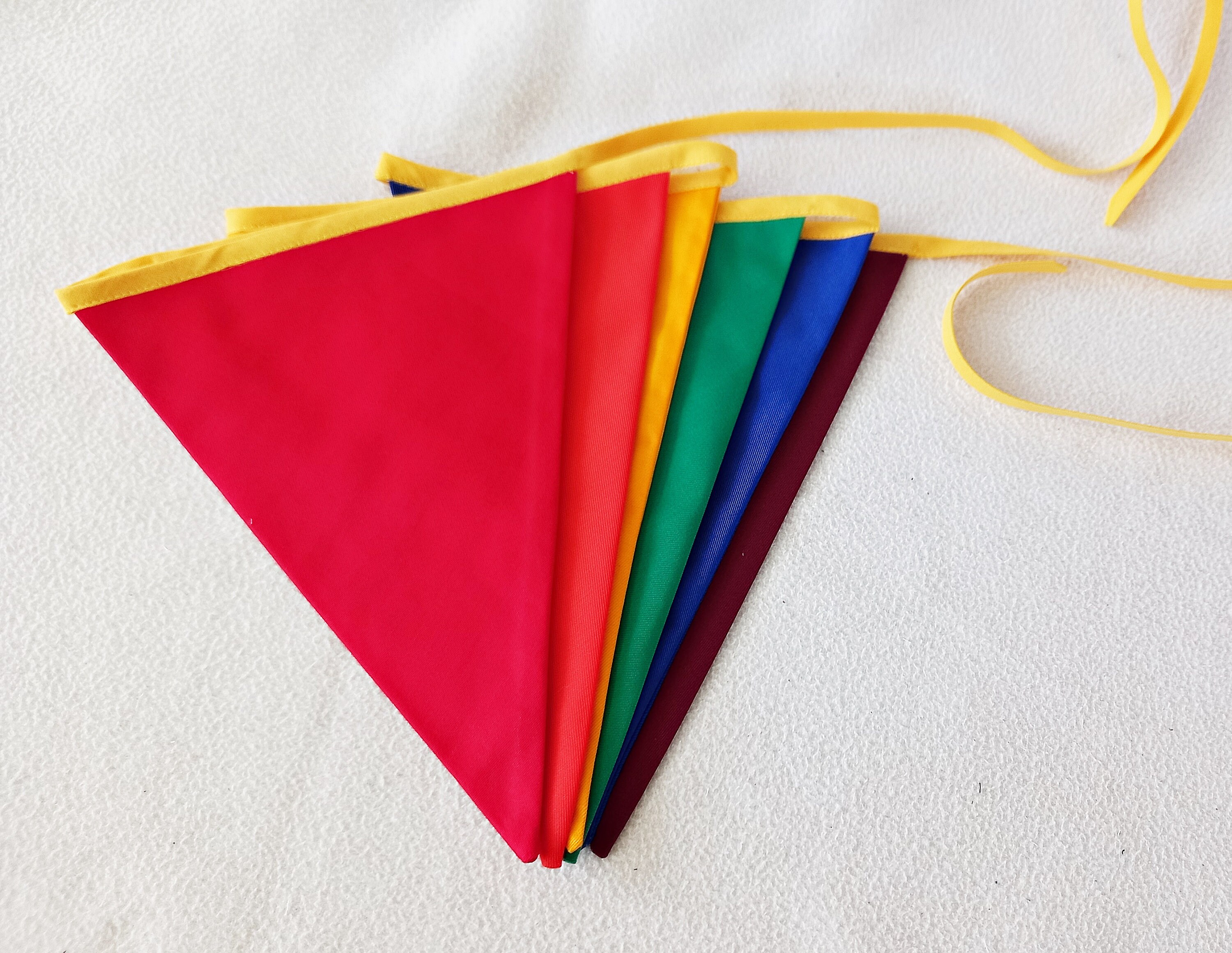 Rainbow Flag Bunting Banner Pride Decoration Wall Hanging Double Sided ...